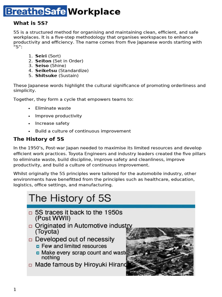 What Is 5S | PDF | Business