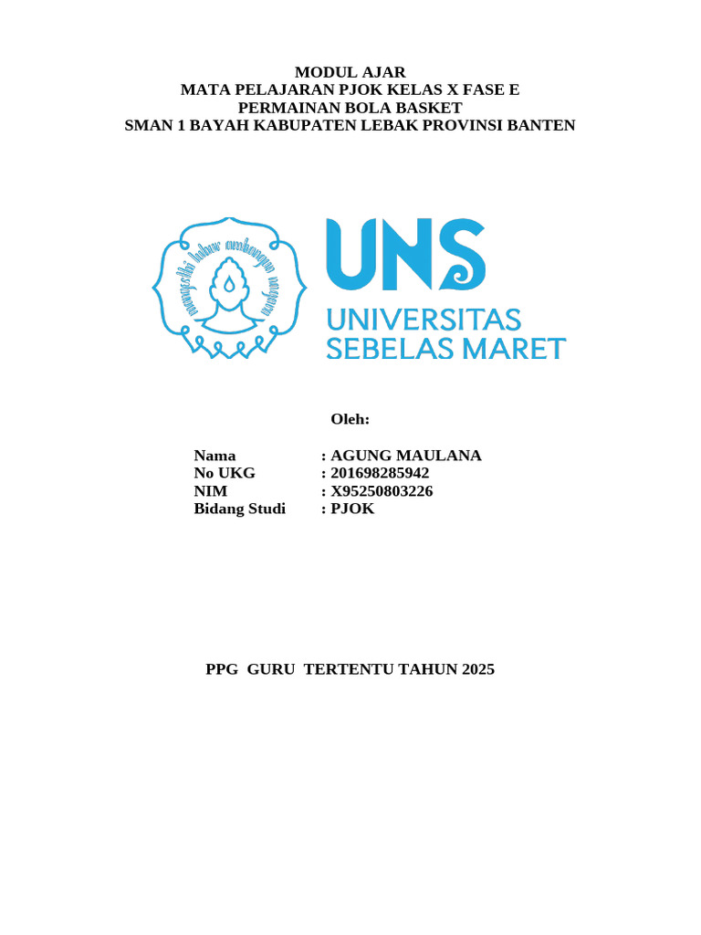 Modul Ajar Ukin-1 | PDF