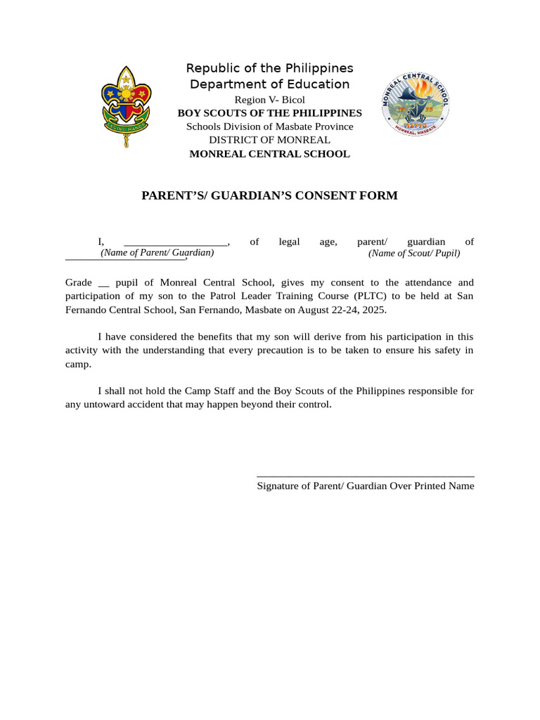 BSP COnsent | PDF