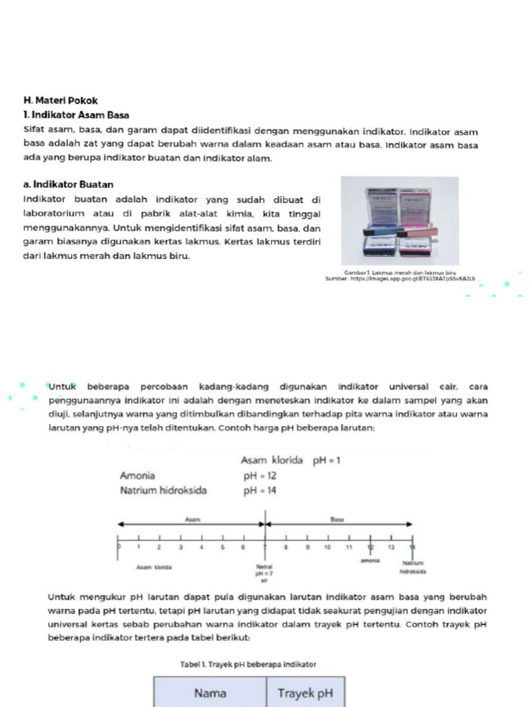 Asam Basa Indikator Alami | PDF