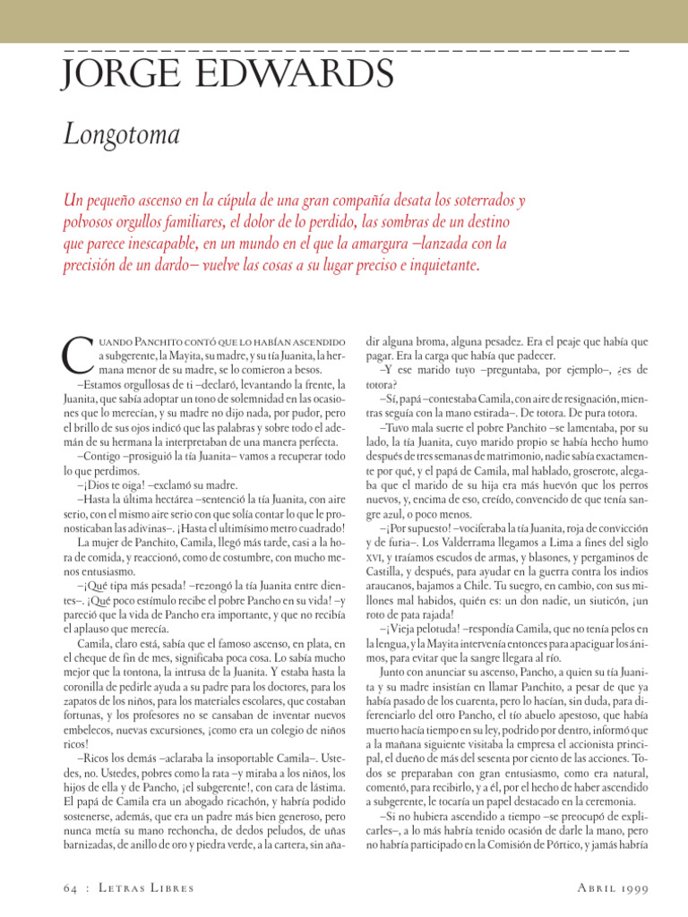 Longotoma | PDF