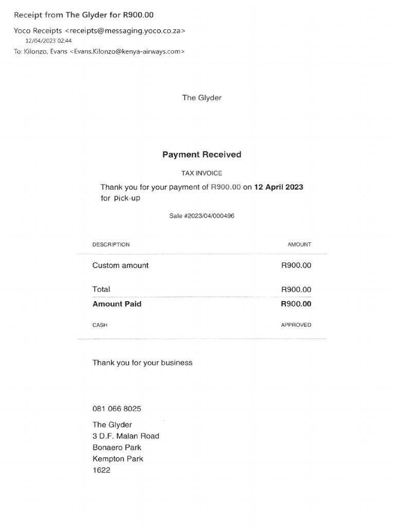 Invo for Pick Up | PDF