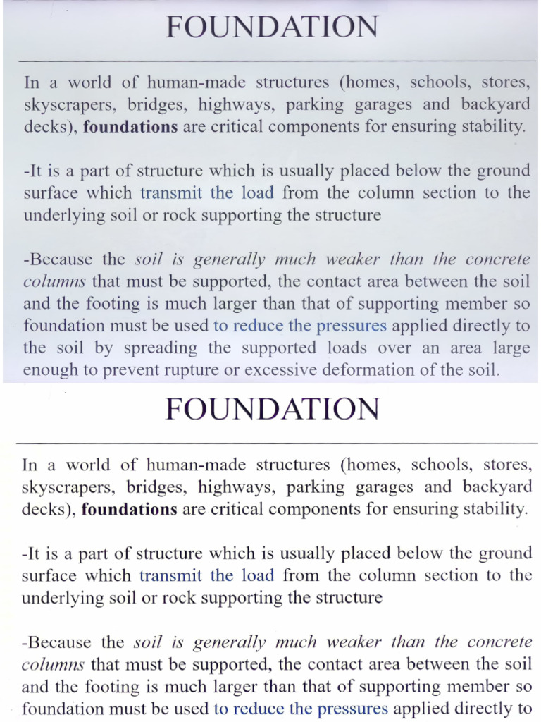 Foundation Engineering Lecture | PDF