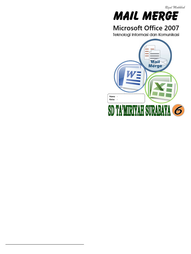Materi Mail Merge Kelas 6 2020-2021 | PDF