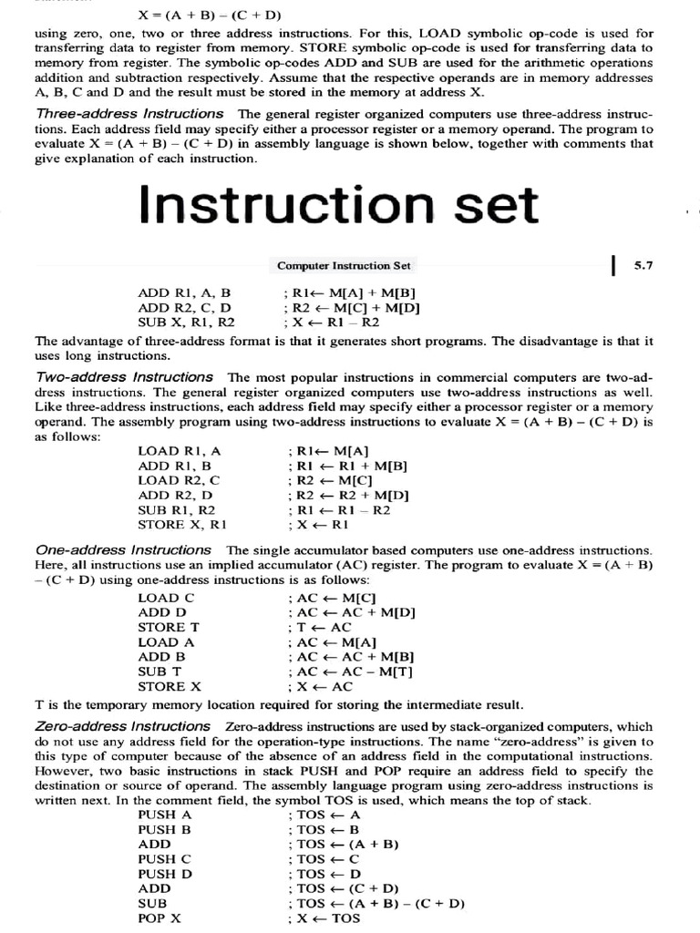 Computer Architecture Suggestive Problems | PDF | Assembly Language ...
