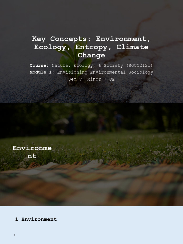 1.2a Key Concepts | PDF | Climate Change | Entropy