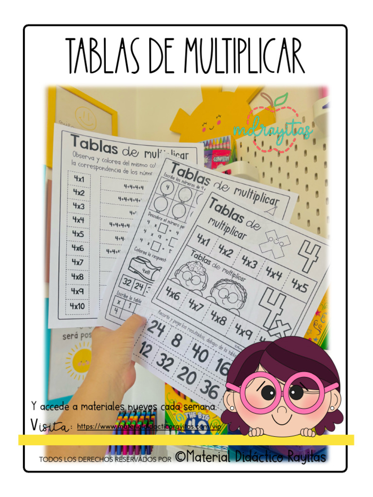 Actividades de Las Tablas de Multiplicar | PDF | Matemáticas ...