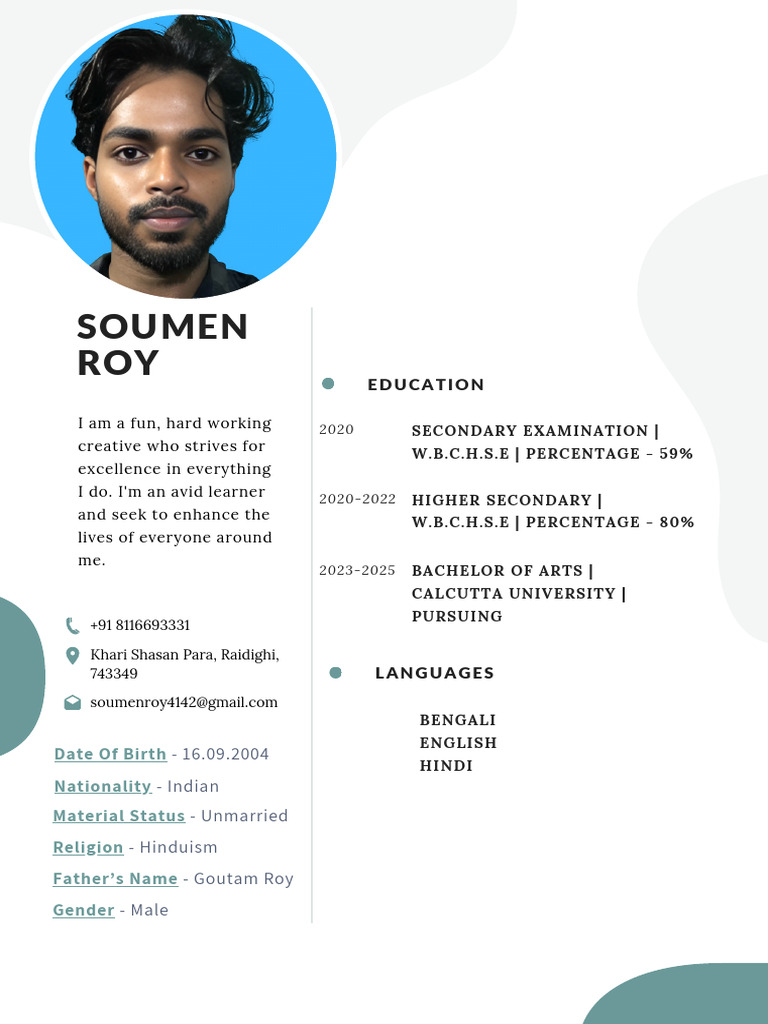 Soumen's Resume | PDF