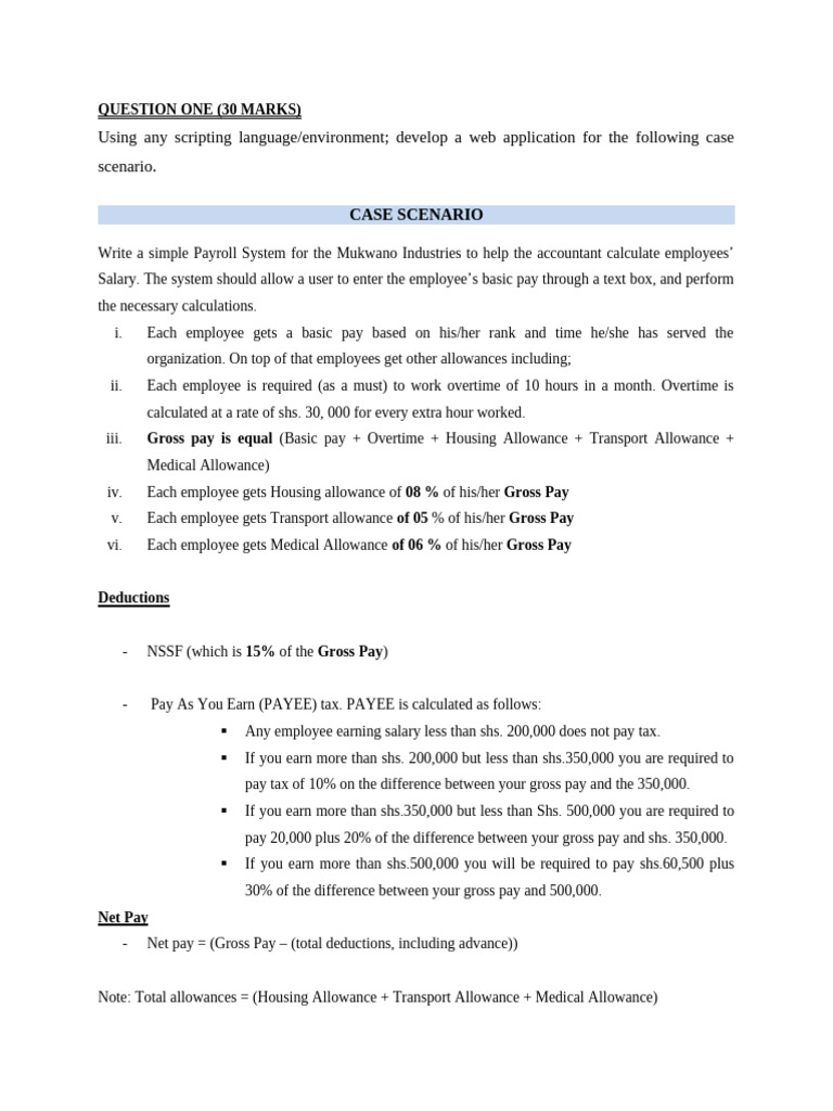 11 Assignment #2 - Creating a Payroll | PDF | Payroll | Government Finances