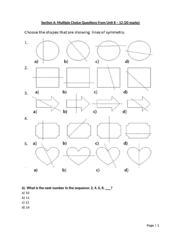 Math GR 6 Question Paper | PDF | Shape | Mathematics
