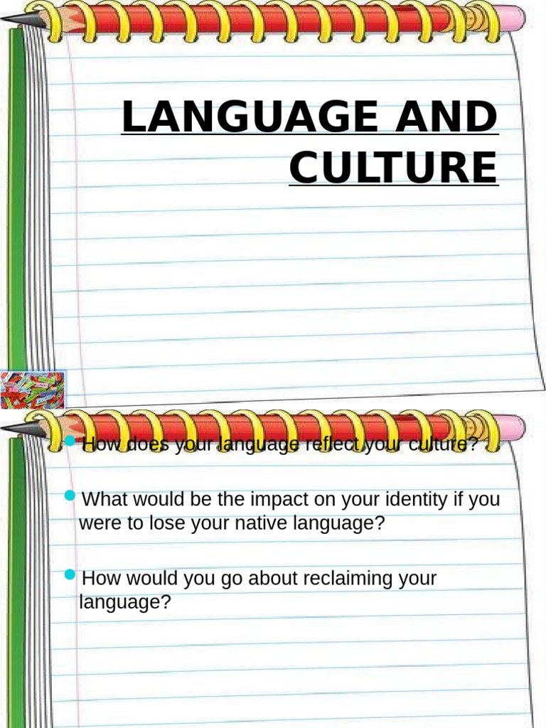 Language and Culture | PDF | English Language | Speech