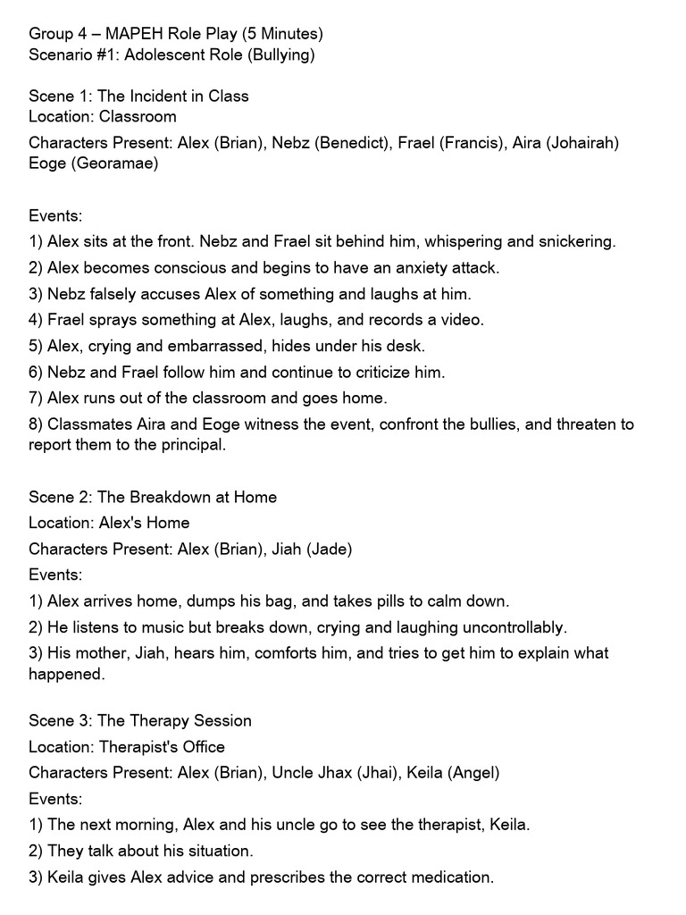 Role Play Map e Hash | PDF