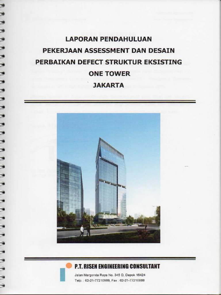 Laporan Pekerjaan Assessment & Desain Perbaikan Defect Structur ...