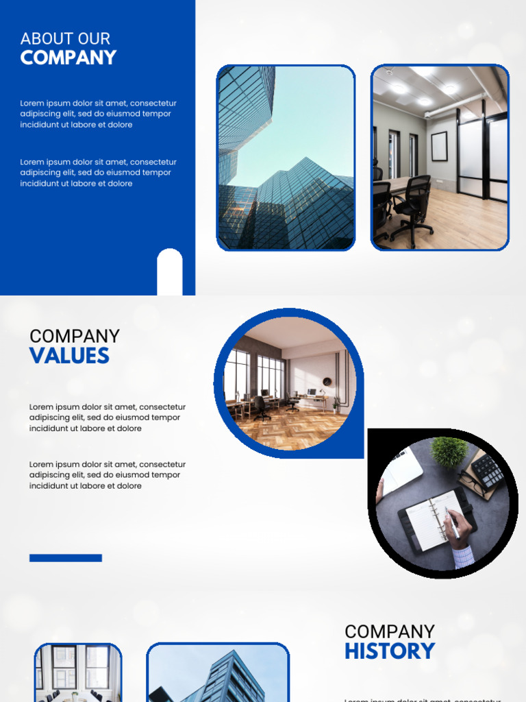 Blue & White Company Profile Presentation - 20250907 - 233655 - 0000 | PDF