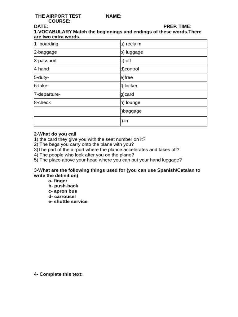 Understanding the Airport Test | PDF | Baggage | Transport