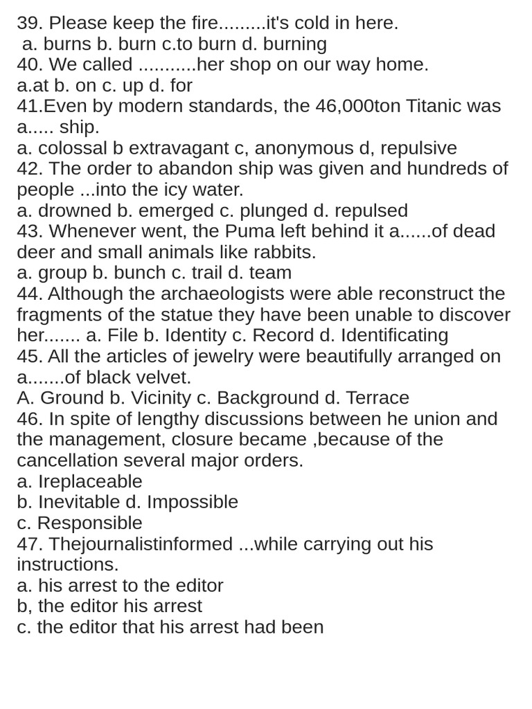 Basic Review On English Grammar | PDF