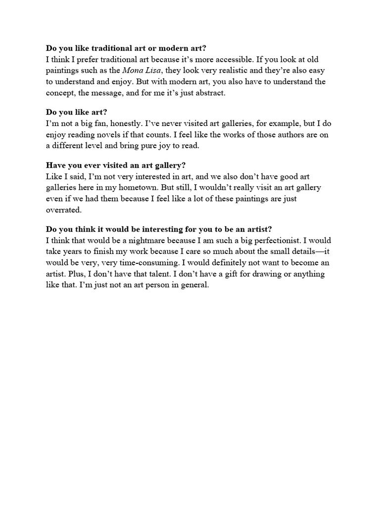 Art (Notes) | PDF