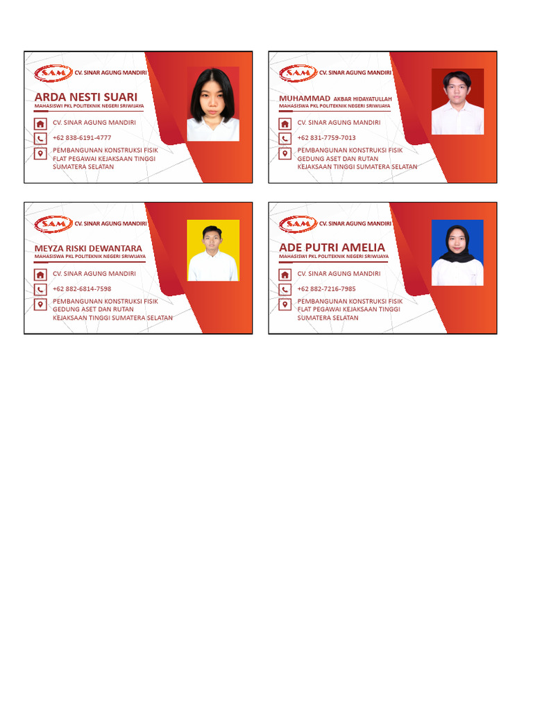 Id Card PKL | PDF