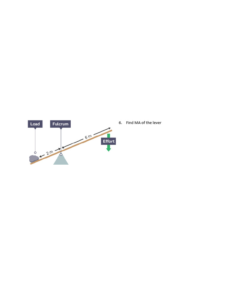 Simple Machines Numericals Test | PDF