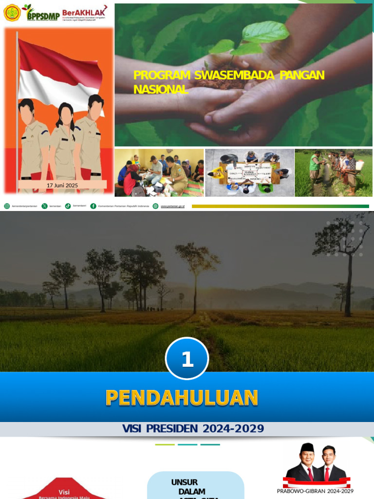 Swasembada Pangan Nasional 2025 | PDF