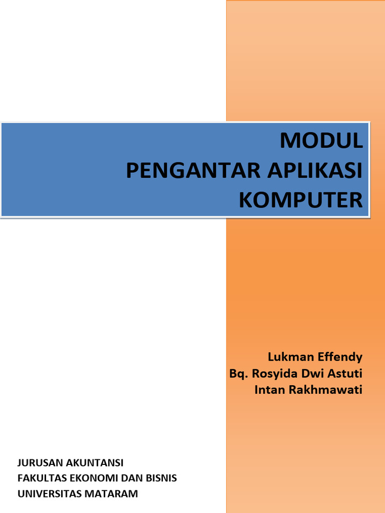 Modul Excel Dasar - Excel Akuntansi - Gabungan | PDF