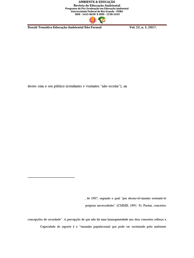 Eambienteeeducao,+art5 Dossie | PDF | Museu | Science