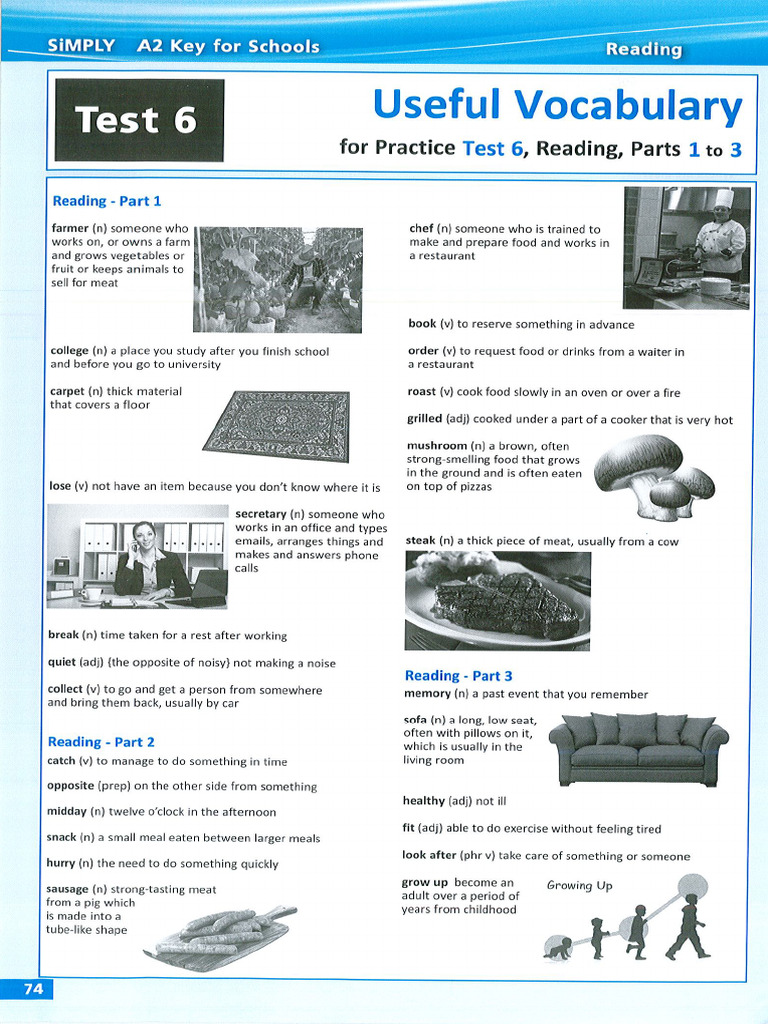Simply KET Test 6 | PDF