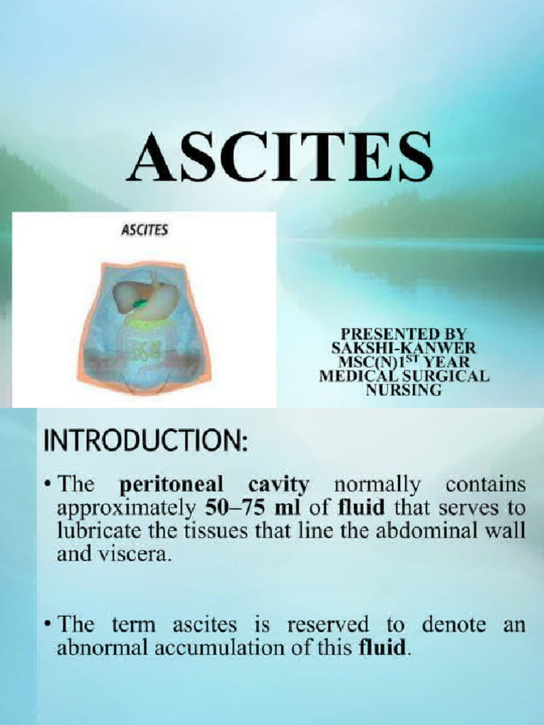 Ascites | PDF