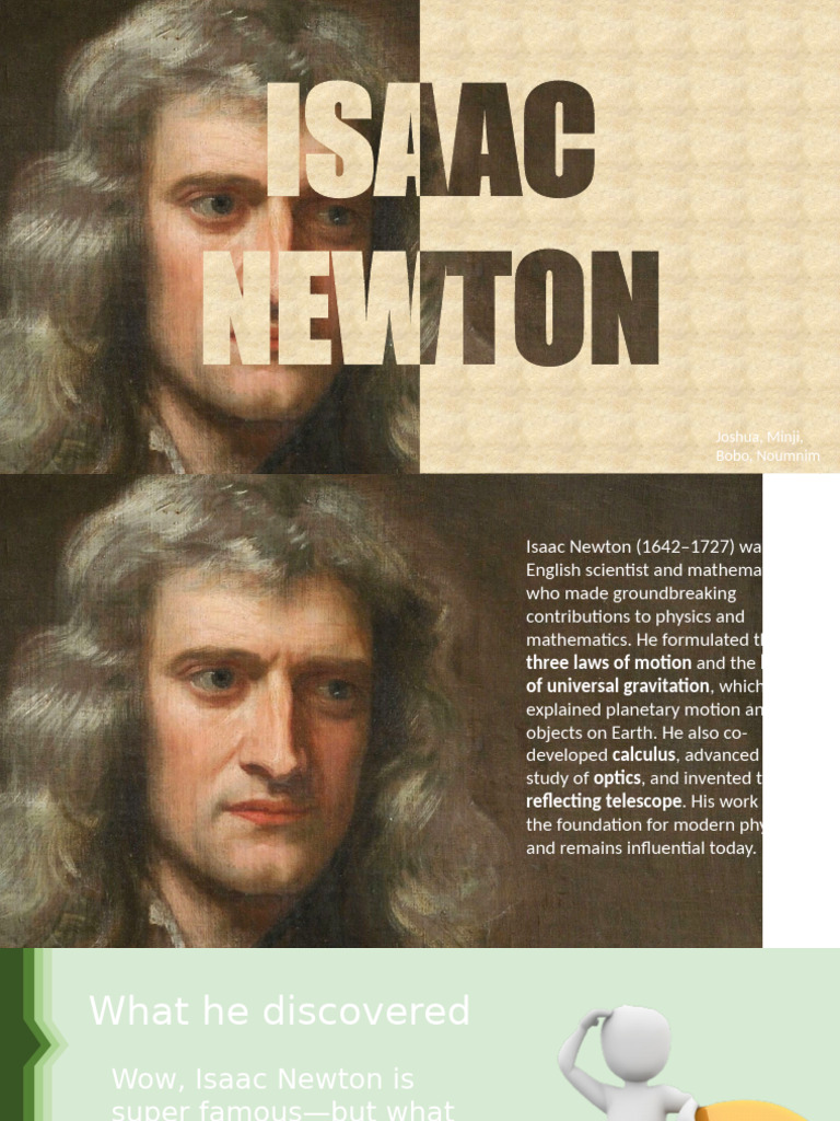 Isaac Newton Math | PDF | Force | Optics
