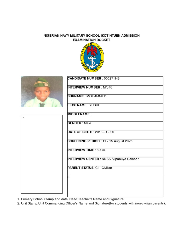 Mohammed Yusuf Interview Docket | PDF