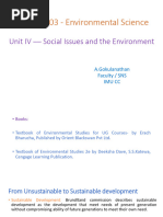 EVS Unit-4 (Social-Issues-and-Environment) | PDF | Climate Change ...
