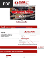 How To Access REGENT Online Portal - SSOB | PDF