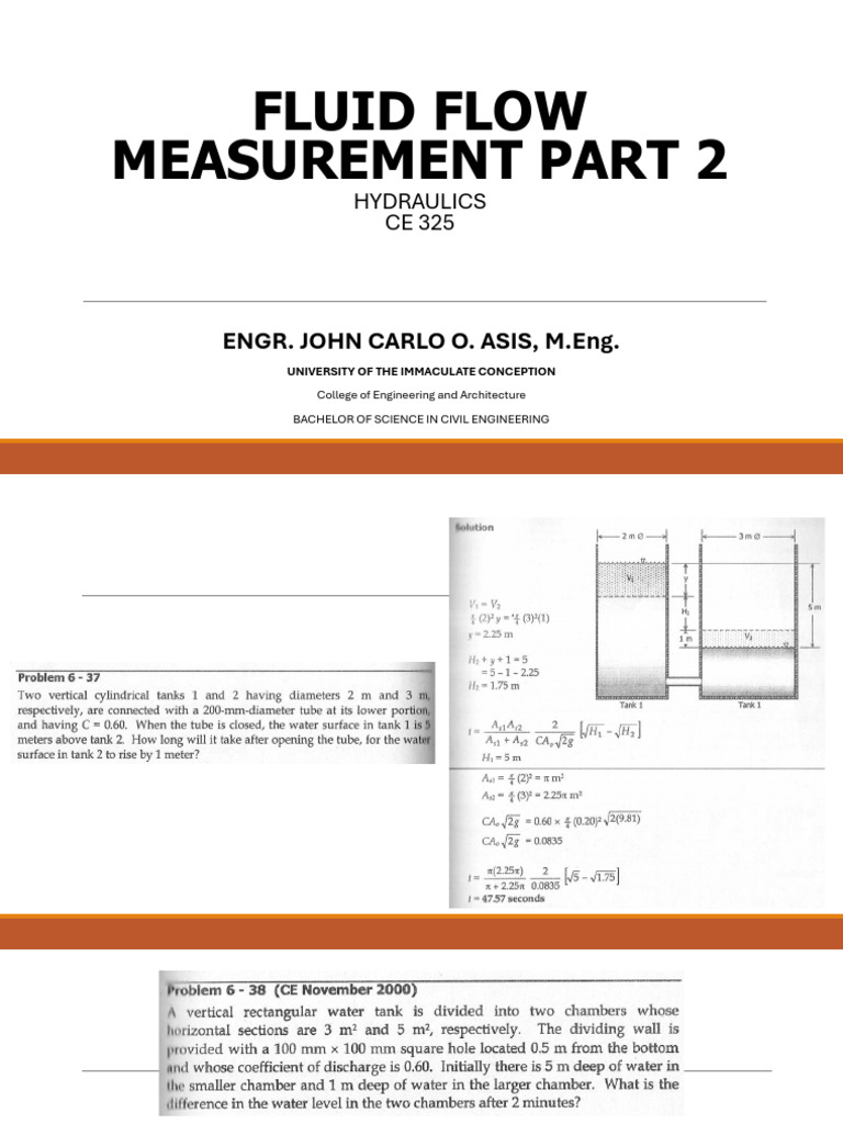 Fluid Flow Measurement Part 2 | PDF