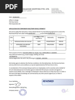 Application Form For Psa Temporary Pass: Instructions To The Applicant ...