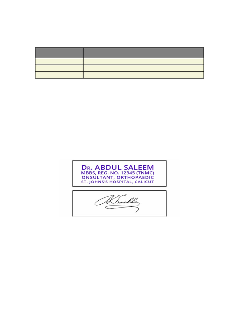 Icu Report With Stamp | PDF
