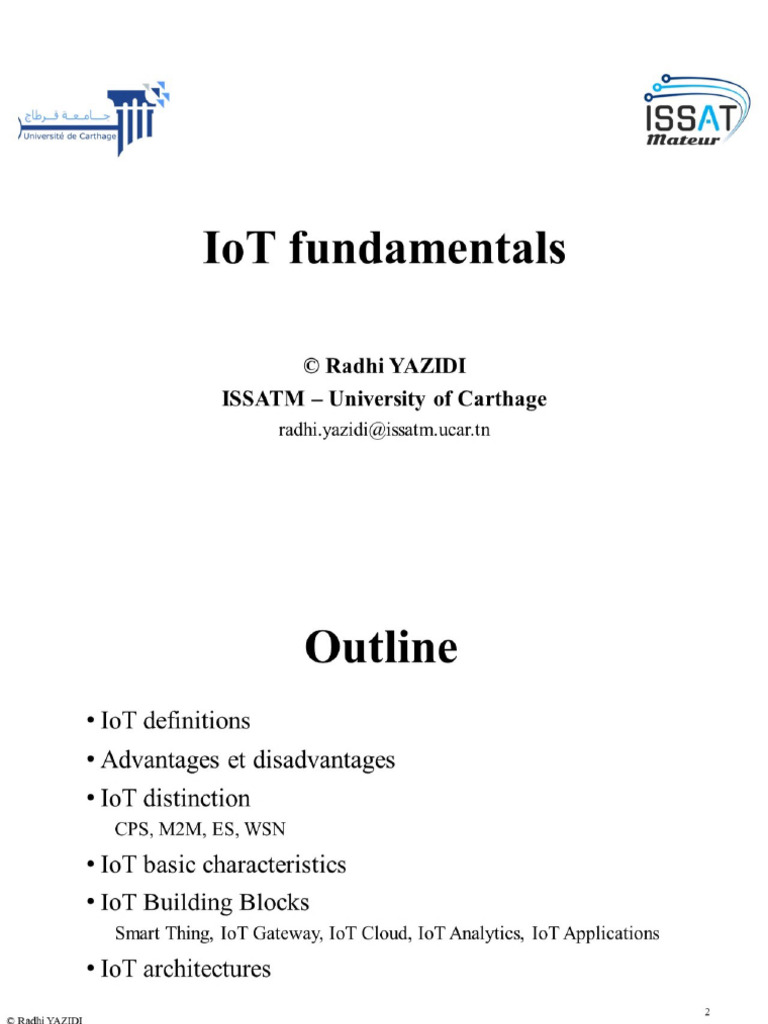 IoT Fundamentals 1721389862 | PDF