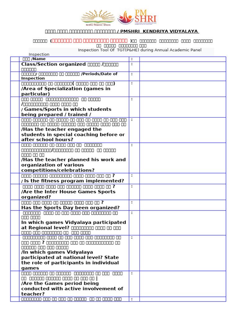6 Proforma c Pet Tgt p He Inspection Tool | PDF
