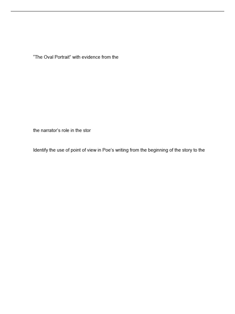 Edgar Allan Poe Questions PDF | PDF | Edgar Allan Poe | Narration