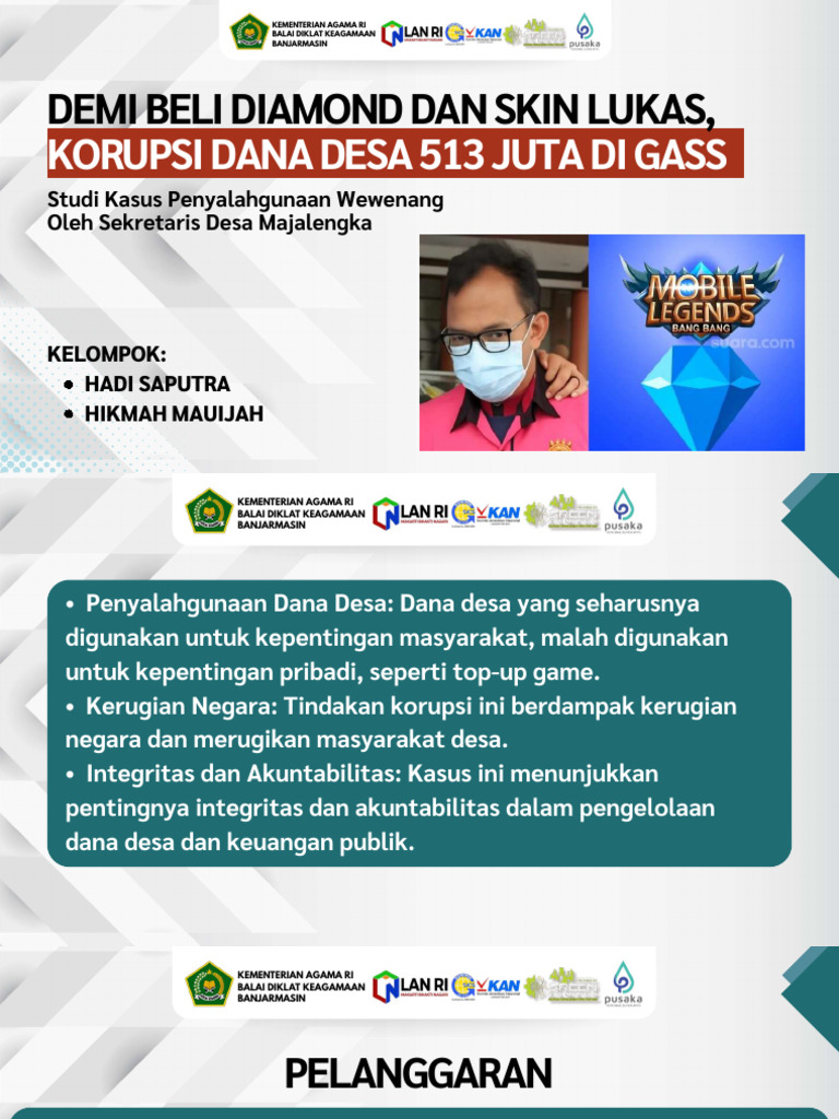 Penyalahgunaan Wewenang (Tugas Latsar Kelompok) | PDF