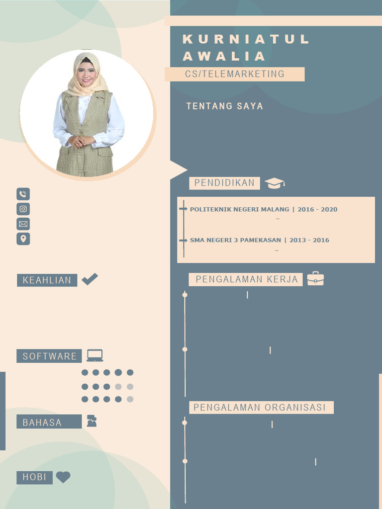 CV Lamaran_Runi_CS Telemarketing_PT Alfazza Indo Land_compressed (1) | PDF