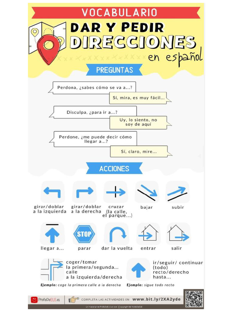 Dar y Pedir Direcciones | PDF