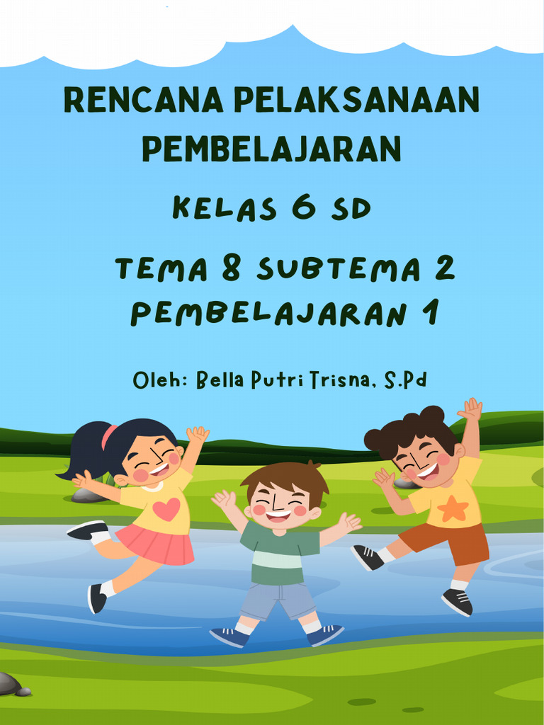 Perangkat Pembelajaran Kelas 6 Tema 8 St 2 Pb 1 - Bella Putri Trisna | PDF