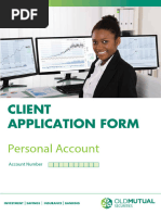 CSD Account Opening Form | PDF | Identity Document | Government And ...