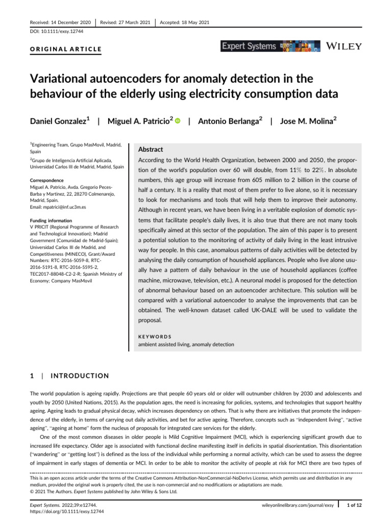Variational Autoencoders For Anomaly Detection in | PDF | Applied Mathematics