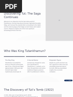 King Tut CT Scan Project | PDF | Tutankhamun | Mummy