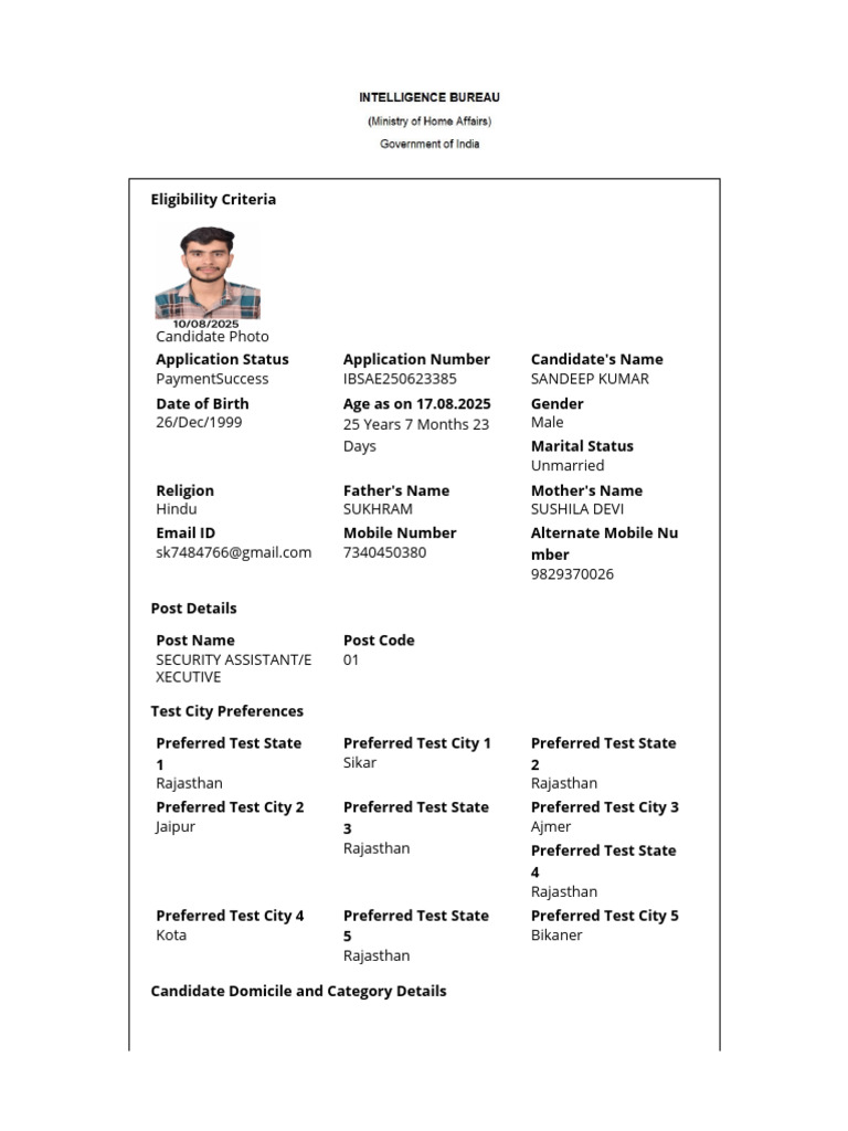 Security Assistant Application Details | PDF