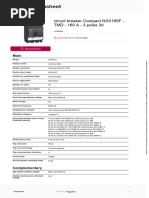 Product Datasheet: Circuit Breaker Compact NSX250H - TMD - 250 A - 3 ...