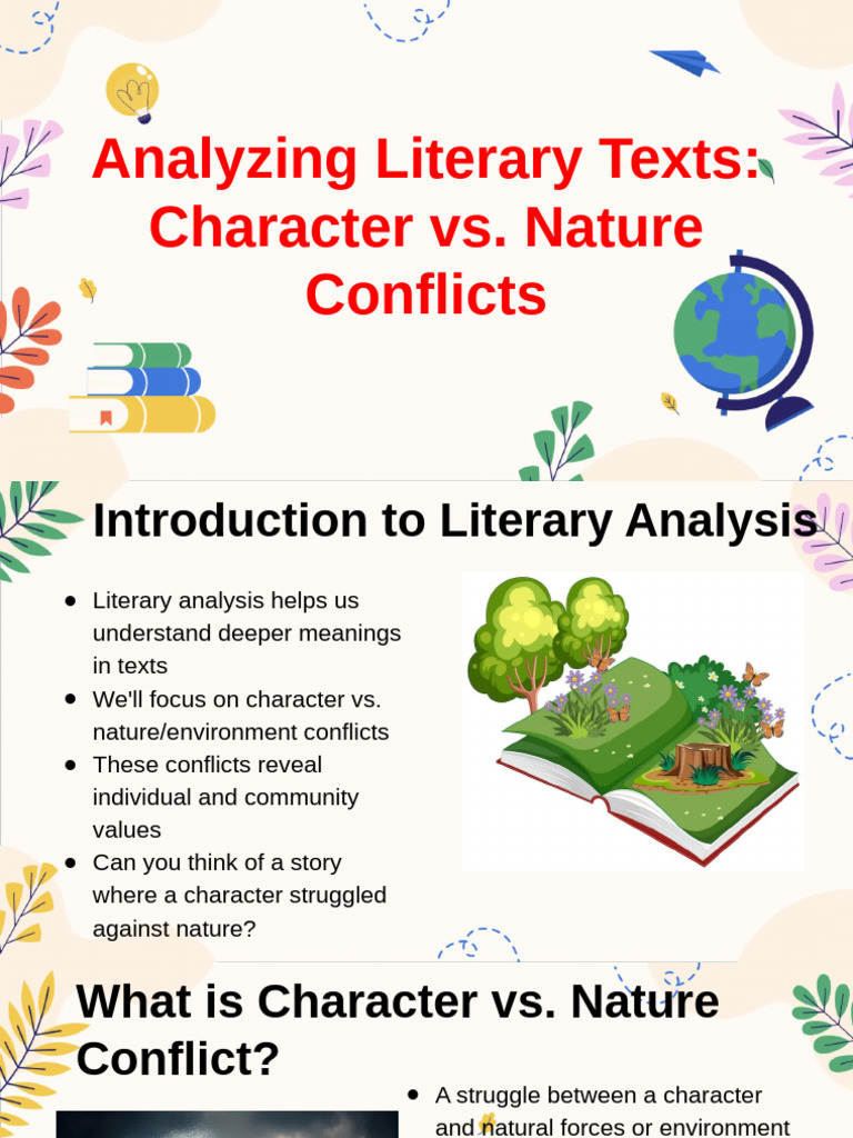 ENGLISH8 Q1 1 A Character vs. Nature - Environment | PDF | Nature ...
