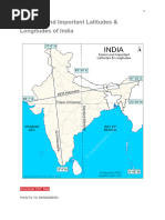 Coastline of India Map | PDF | Physical Geography | Hydrography