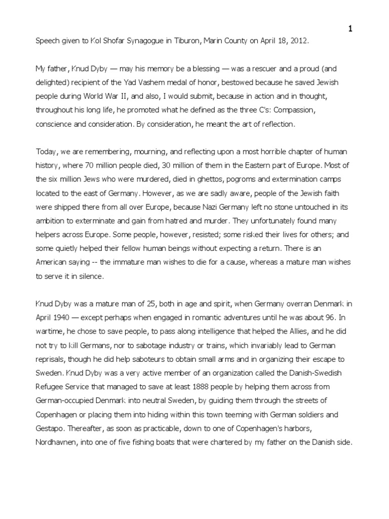 Knud Dyby: Danish WWII Rescuer | PDF | Denmark | Naval Mine